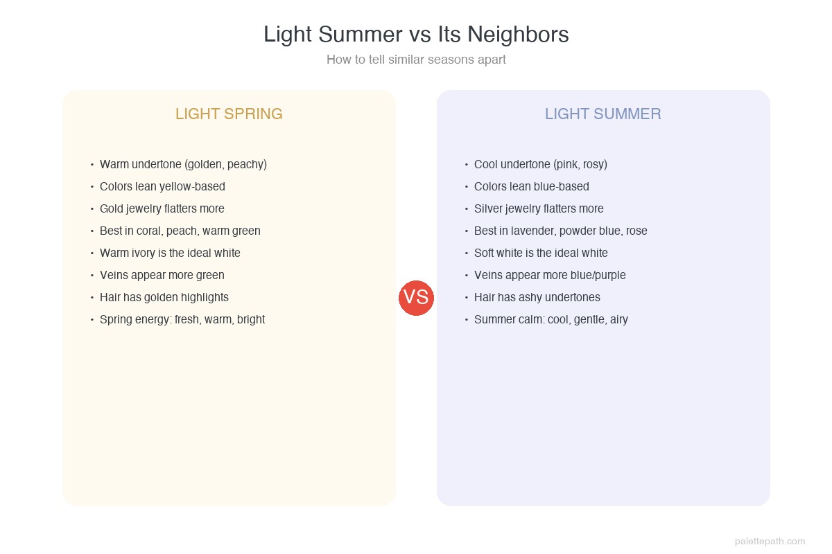 Light Summer Color Palette: Wardrobe & Makeup Guide | PalettePath