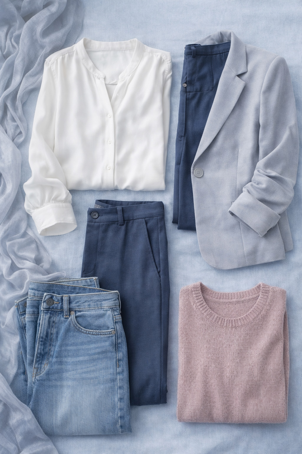 True Summer Palette – Cool Muted Tones & Chic Outfit Inspiration
