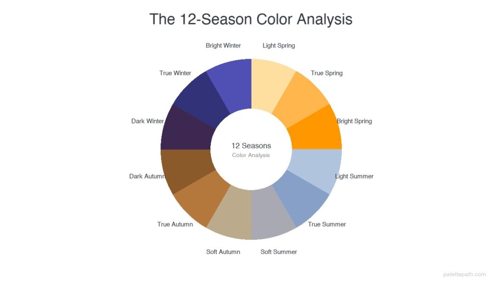 Color Analysis: The 12-Season System Explained | PalettePath
